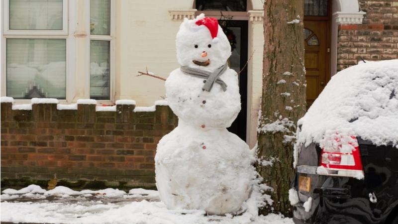 London snow: Wintry scenes captured in the capital - BBC News