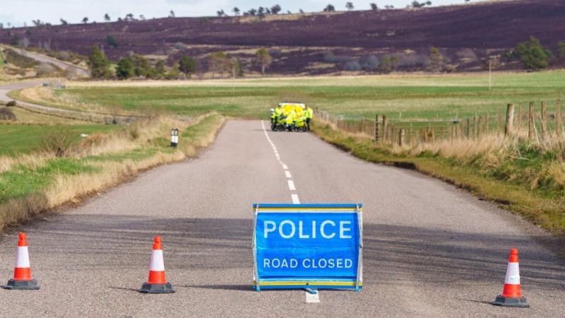 Motorcyclist dies in Moray crash - BBC News