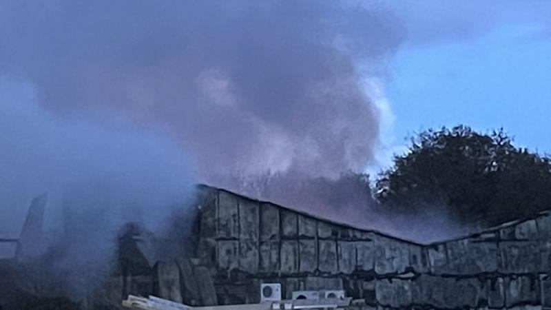 Longridge fire: Firefighters tackle blaze at cheese firm - BBC News