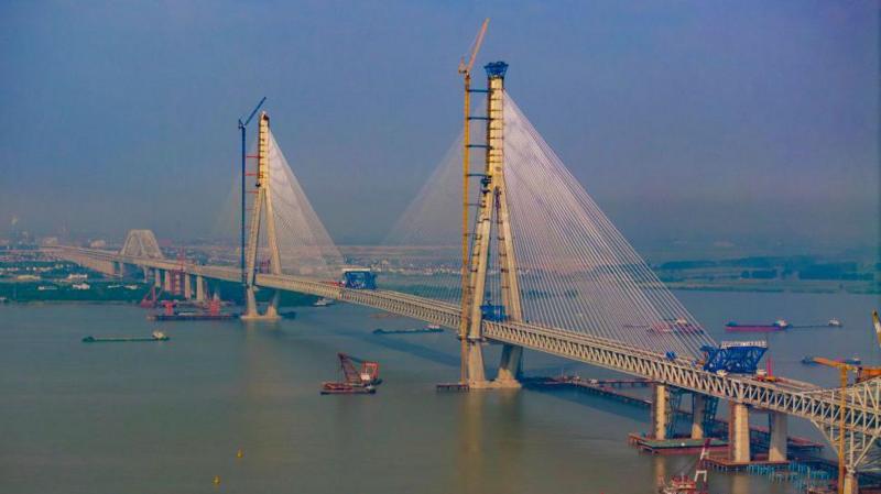 World's longest cable-stayed bridge is fully connected - BBC Newsround