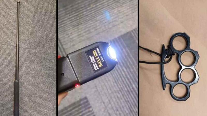 Worksop: Taser, baton and knuckleduster seized from driver - BBC News