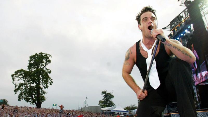 Who provides Robbie Williams singing voice in Better Man film? - BBC News