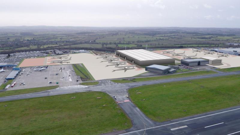 East Midlands Airport unveils major development plans near runway - BBC ...