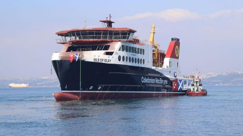 New delay for Turkish-built CalMac ferry MV Isle of Islay - BBC News