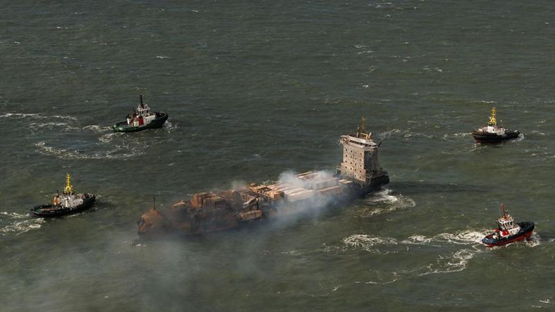 North Sea cargo ship crash captain to stand trial next year - BBC News