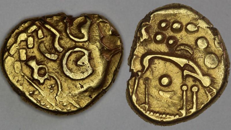 Largest Iron Age gold coin hoard acquired by Chelmsford museum - BBC News