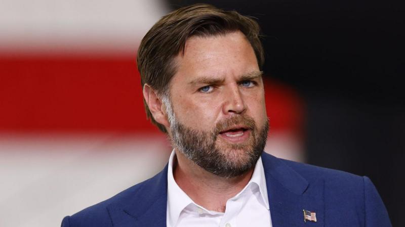 US Vice-President JD Vance plays at Trump golf course on first day of ...