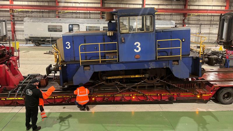 Sellafield train returned to firm which rebuilt it - BBC News