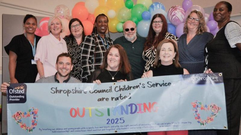 Shropshire Council children's services in rated outstanding - BBC News