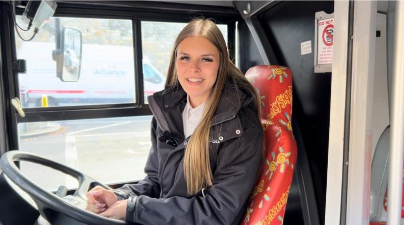 Bus driver, 19, becomes third generation of family behind the wheel ...
