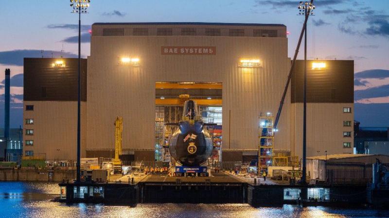 Barrow port granted Royal status for submarine building - BBC News