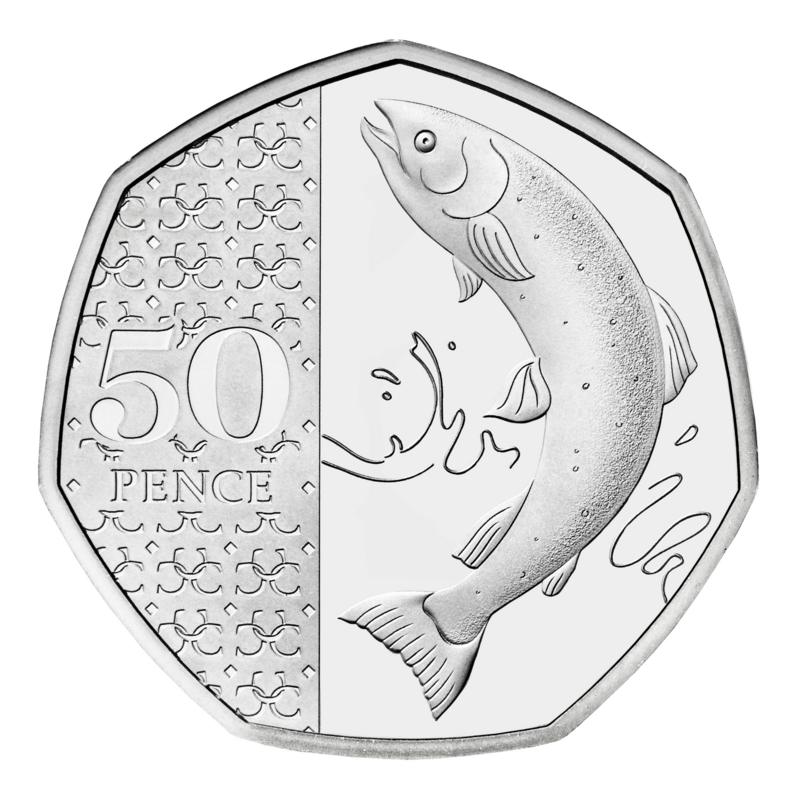 Royal Mint: Atlantic salmon and King 50p coin rarest in circulation ...