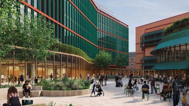 £1.1bn British Library extension plans to go ahead - developer - BBC News
