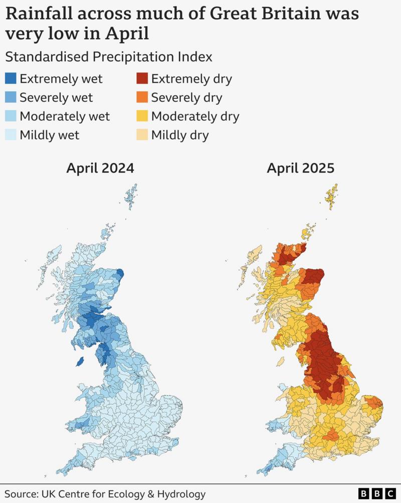 All of Scotland has water scarcity after driest period in 60 years ...