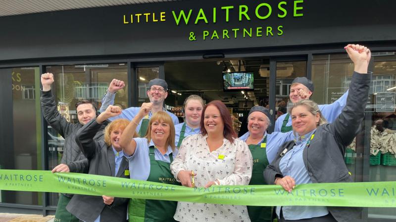 Waitrose store opens in Southwick - BBC News