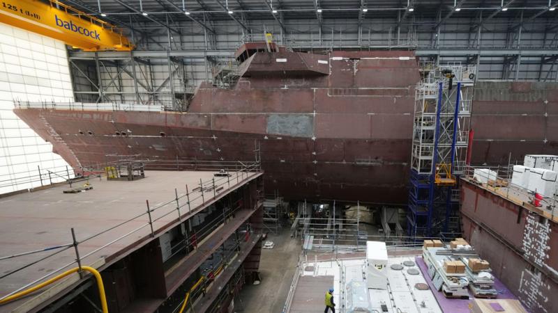 Rosyth shipyard expected to win £1bn Danish navy contract - BBC News