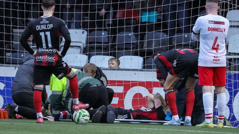 Irish Premiership: Fraser Bryden's injury 'did not look good' - Declan ...