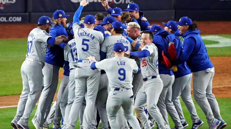 Dodgers beat Yankees to win World Series in game five in New York - BBC ...