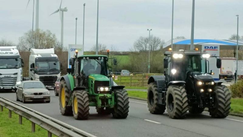 Suffolk Police reveals route for farmers' tractor go-slow protest - BBC ...