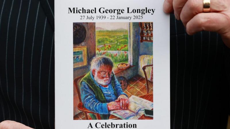 Michael Longley: Funeral of poet takes place in Belfast - BBC News