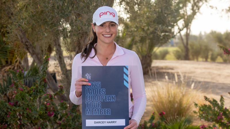 Darcey Harry: Welsh golfer aiming to reach LPGA Tour in style - BBC Sport
