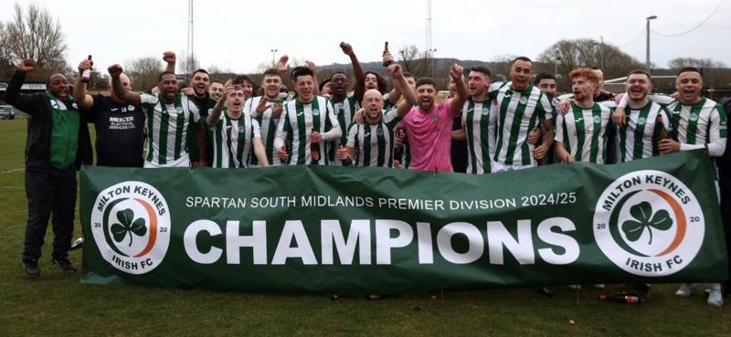 MK Irish: Non-league team win promotion on £10 per point per player ...
