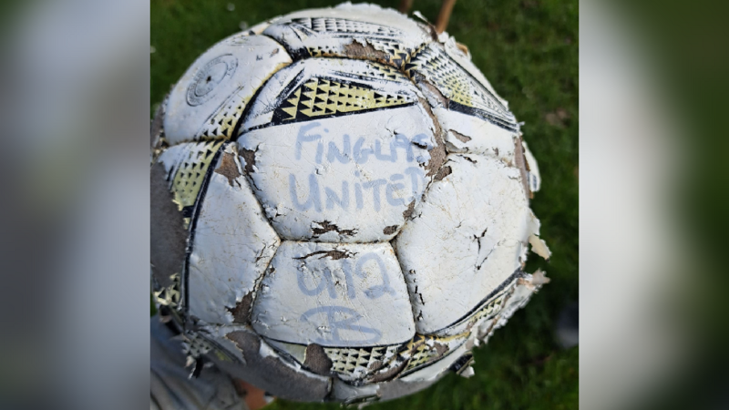 Mystery as Irish football found washed up on Welsh beach - BBC News