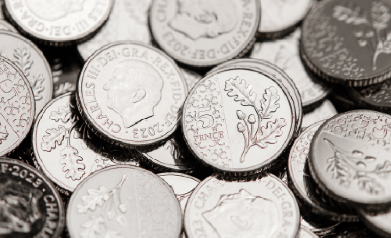 New 5p coin featuring King Charles III enters circulation - BBC News