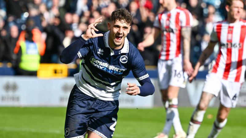 Millwall 1-0 Stoke City: Mihailo Ivanovic scores last-minute winner ...