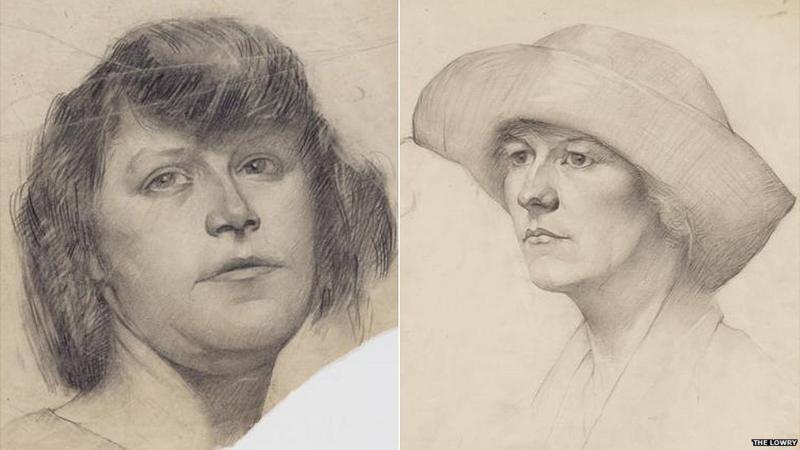 In pictures: Lowry's unseen art gets Salford showcase - BBC News