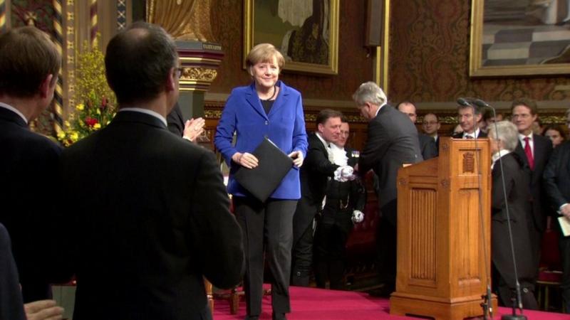 In pictures: Angela Merkel's visit to the UK - BBC News