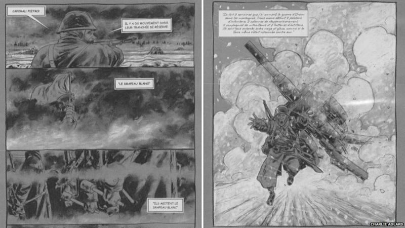 Charlie Adlard and Robbie Morrison on White Death - BBC News