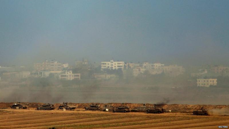 In pictures: Gaza conflict intensifies - BBC News