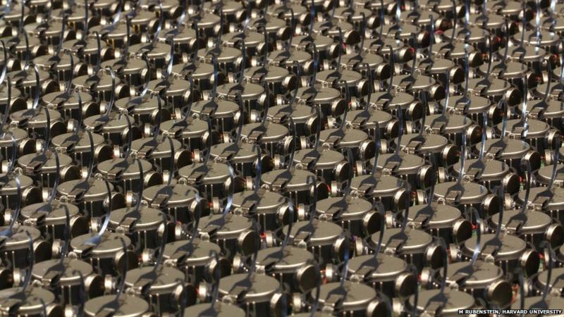 Thousand-strong robot swarm throws shapes, slowly - BBC News