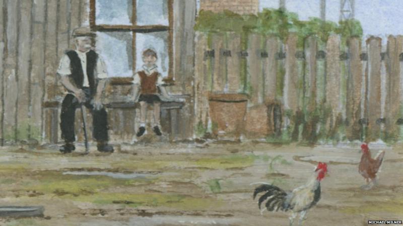 Artist Michael Milner's Yorkshire mining memories - BBC News