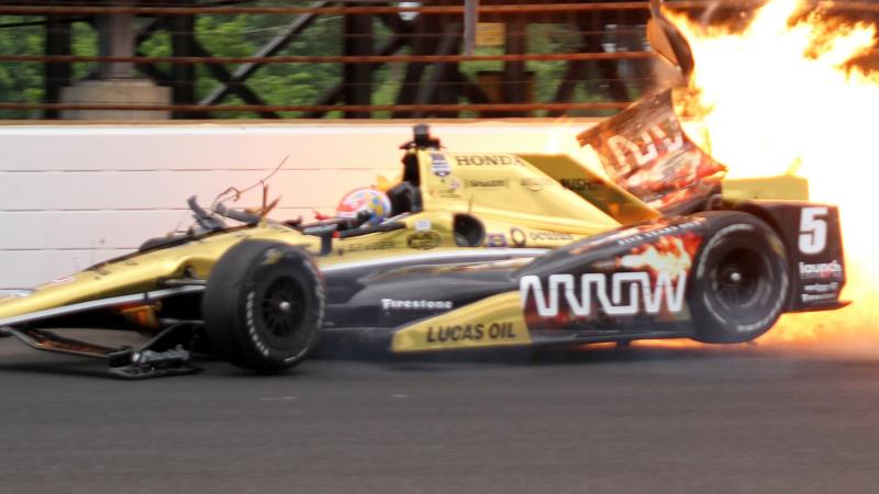 Indianapolis 500: James Hinchcliffe takes pole a year after serious ...