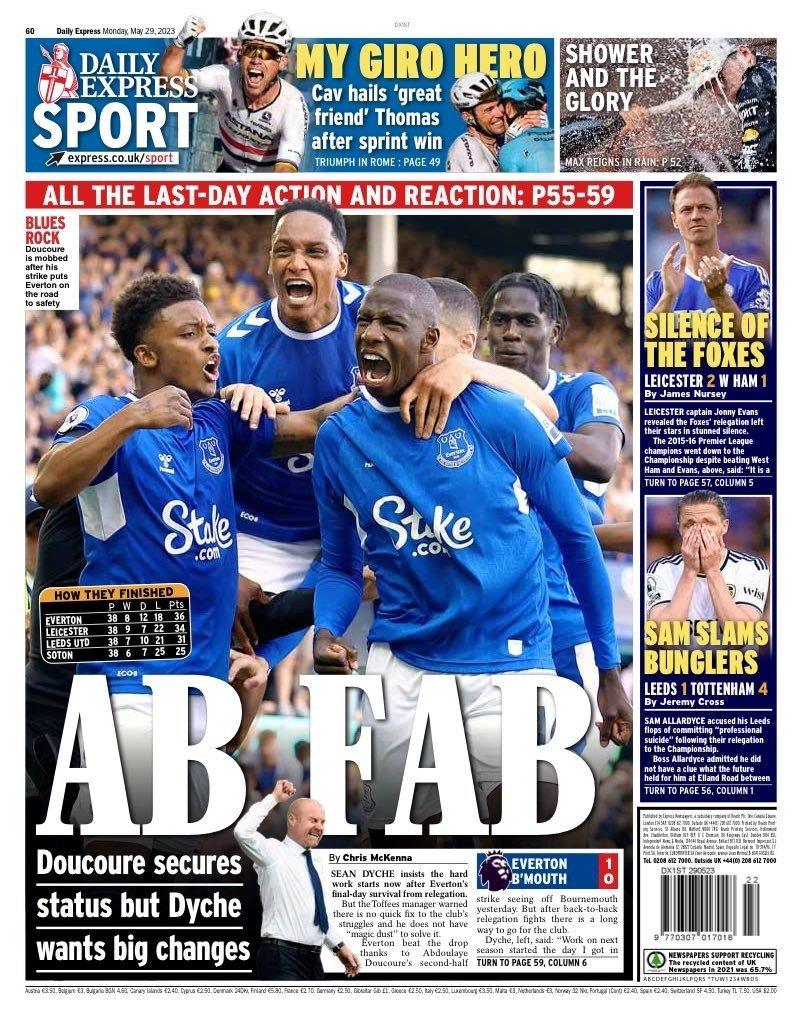 Monday's back pages - BBC Sport
