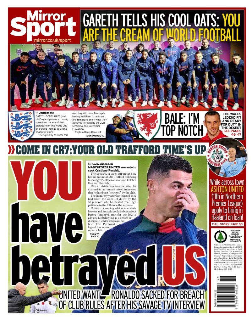 Tuesday's sport pages - BBC Sport