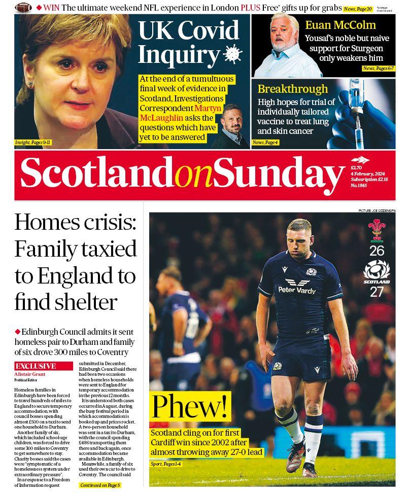 Scotland's papers: Homes crisis and controversial cash handout - BBC News