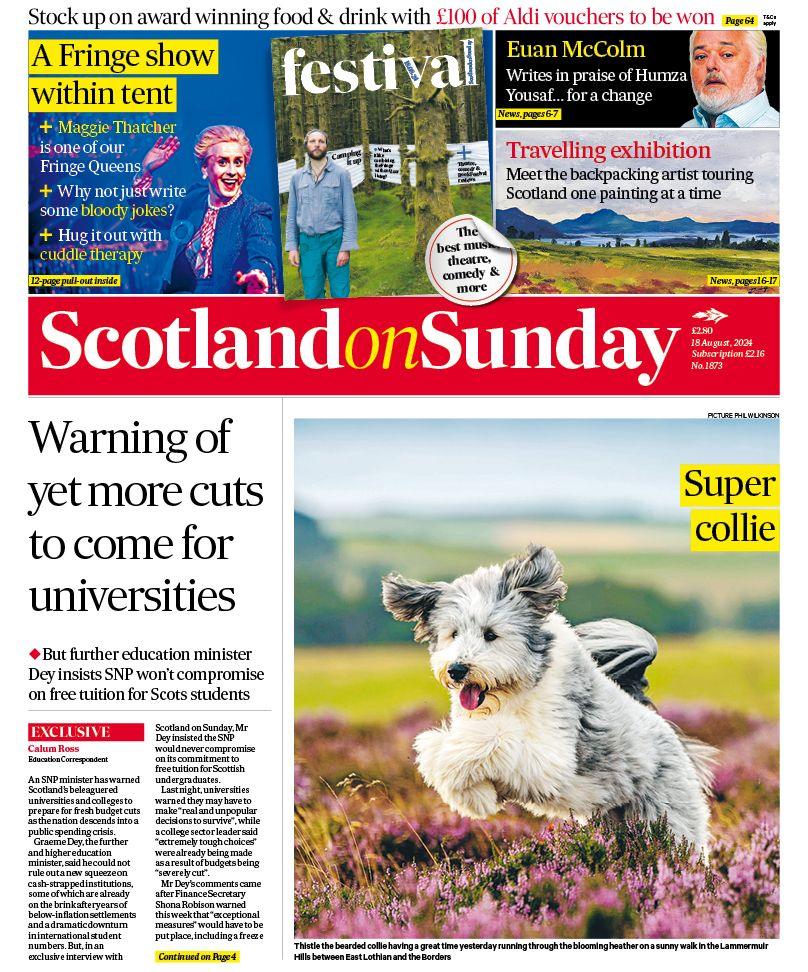 Scotland's papers: OAP hardship warning and police 'spy' photos row ...