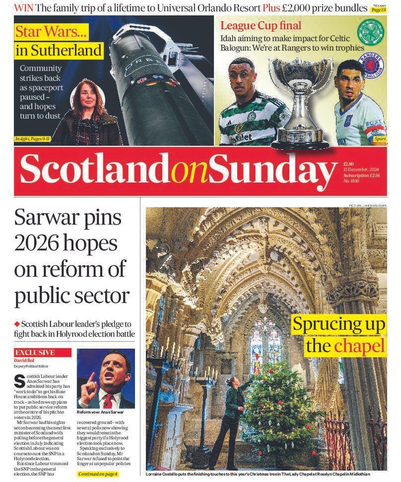 Scotland's papers: Salmond's 'battle' and Scottish exports to Russia ...
