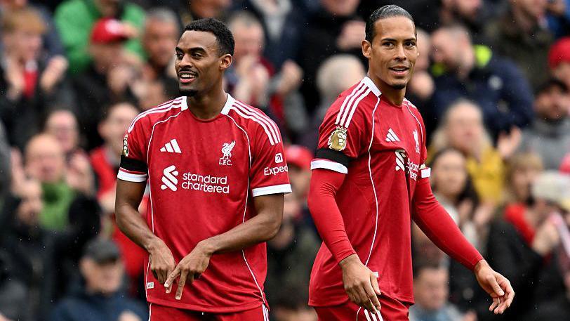 Liverpool news: Gravenberch 'in the form of his life' - Van Dijk - BBC ...