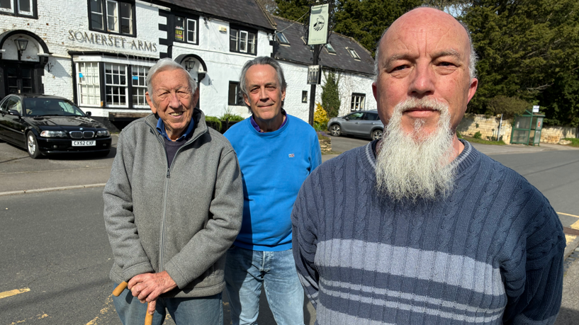 We moved our parents to France to run an English-themed pub - BBC News