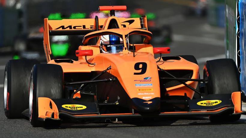 Alex Dunne: Irish driver makes history with Formula 3 podium - BBC Sport