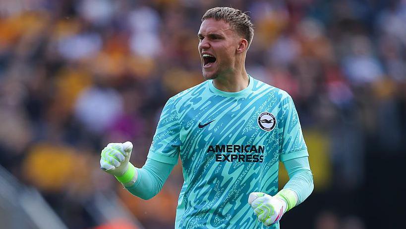 Brighton news: Bart Verbruggen upbeat after Wolves win - BBC Sport