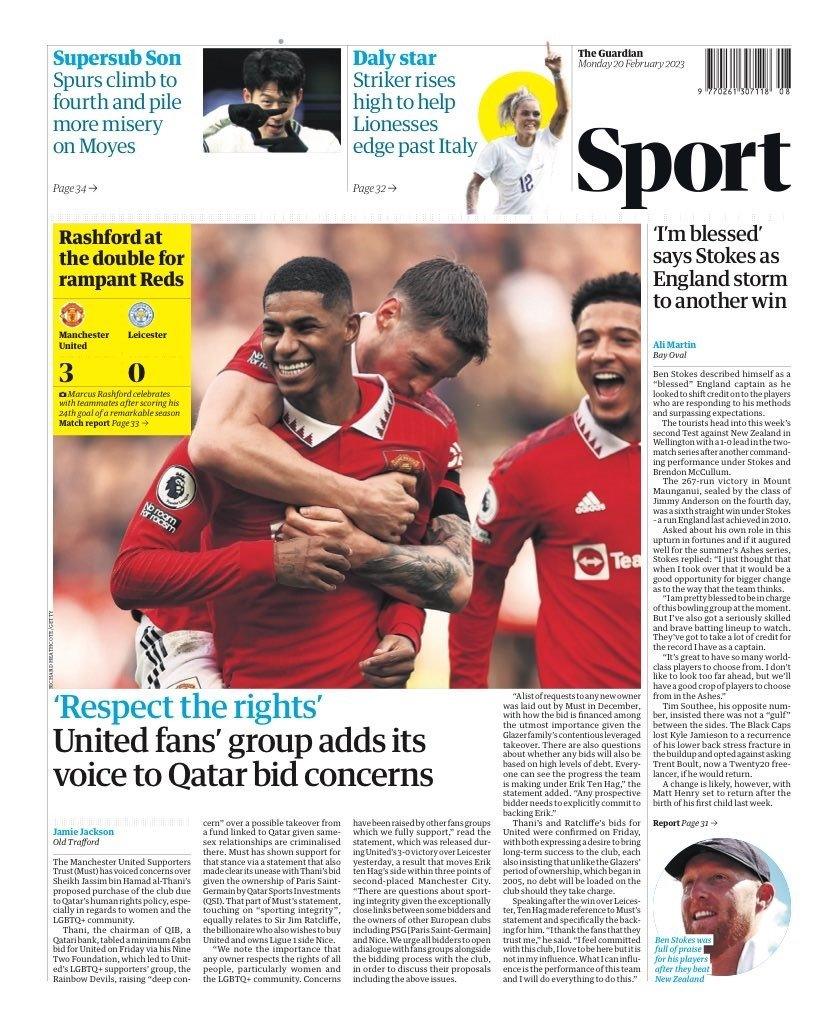 Monday's back pages - BBC Sport