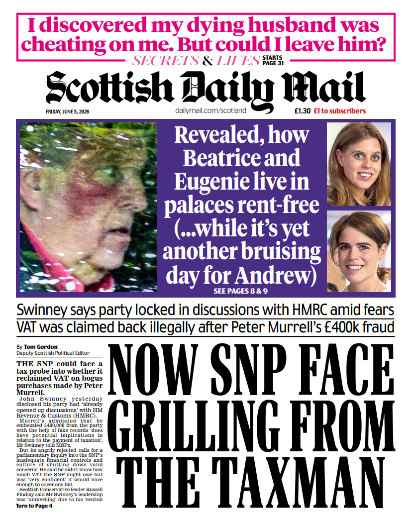 Scotland's papers: SNP tax question and 'no new police probe' - BBC News
