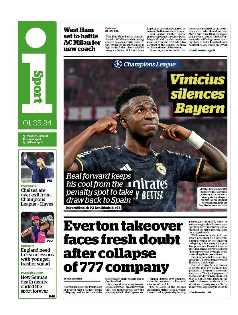 Wednesday's back pages - BBC Sport