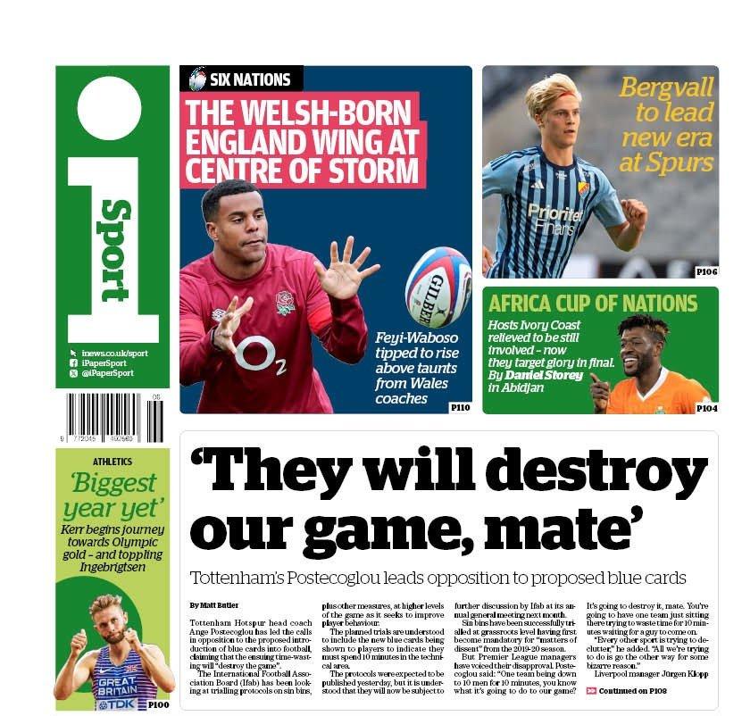 Saturday's back pages - BBC Sport