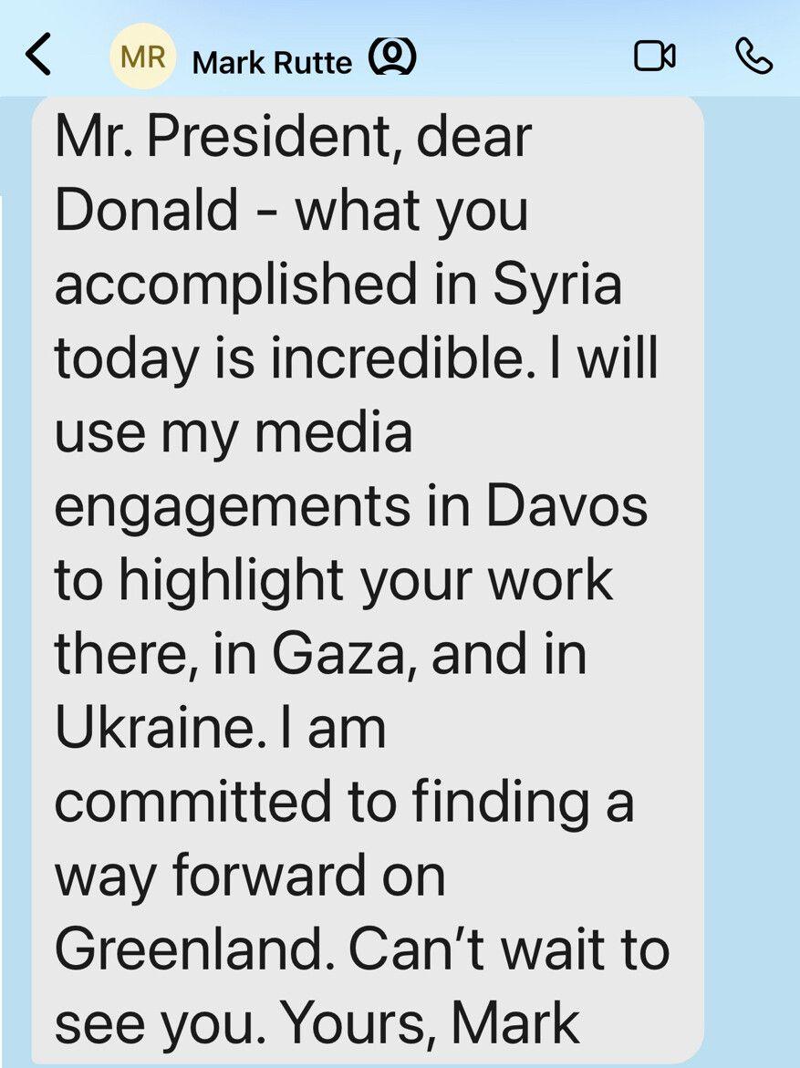 Texts between Donald Trump, Jonas Støre, Emmanuel Macron and Mark Rutte ...